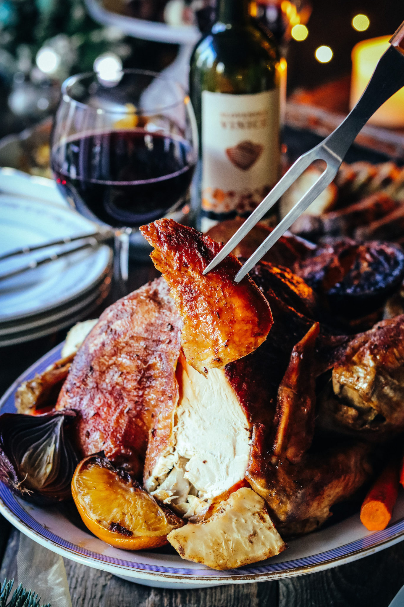 Pečený moriak s plnkou a omáčkou gravy - recept od Coolinári | food blog