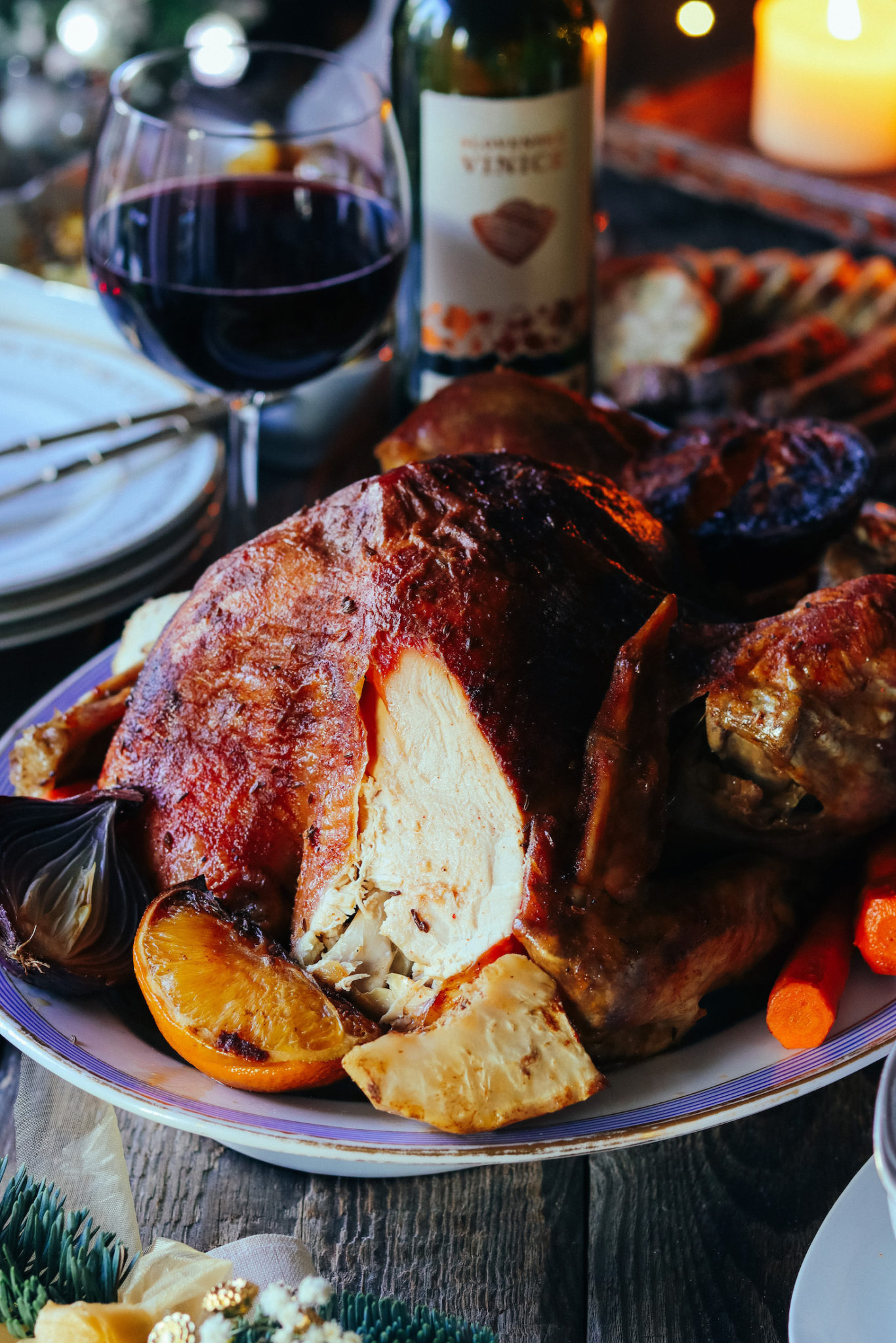 Pečený moriak s plnkou a omáčkou gravy - recept od Coolinári | food blog