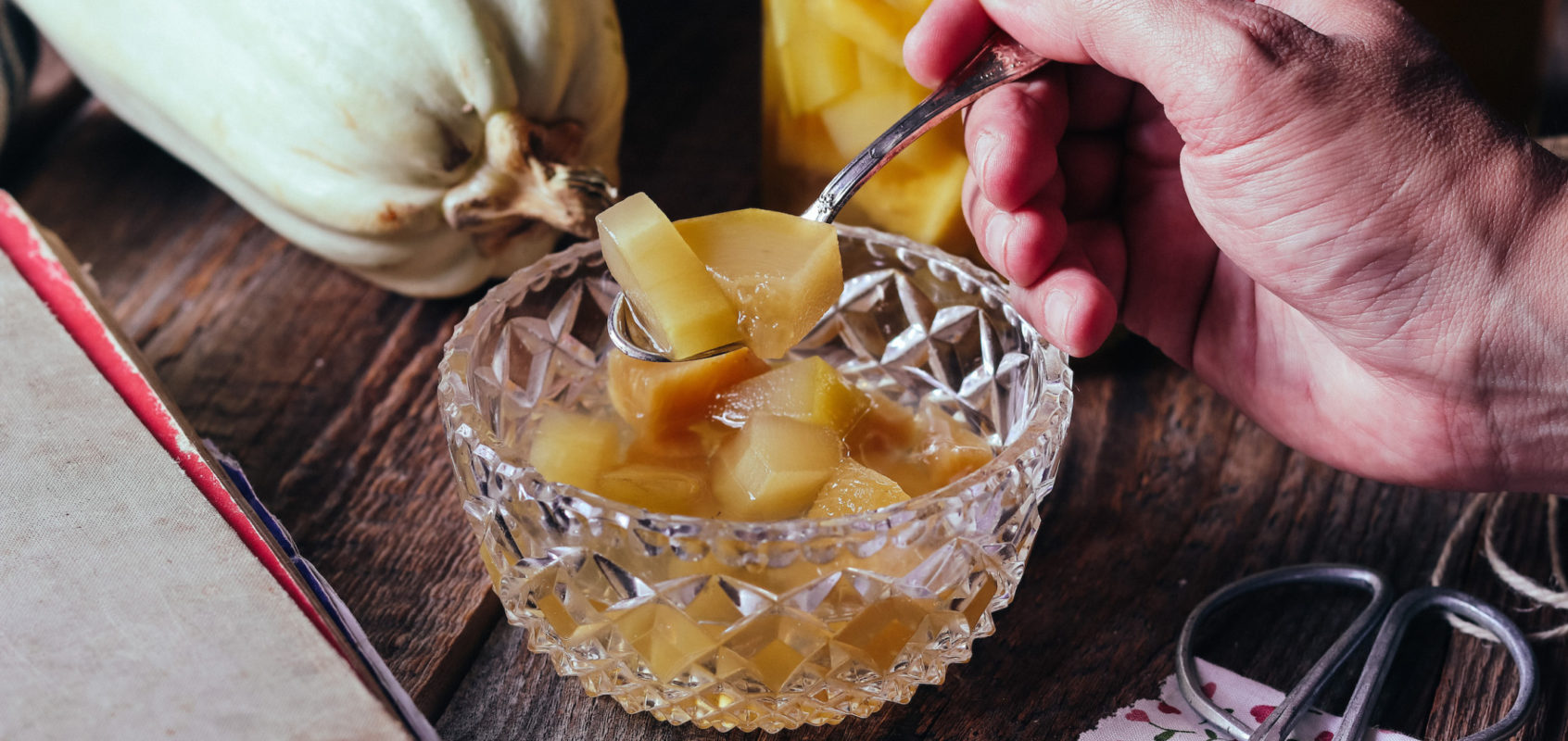 Tekvica ako ananás (tekvicový kompót) - recept od Coolinári | food blog