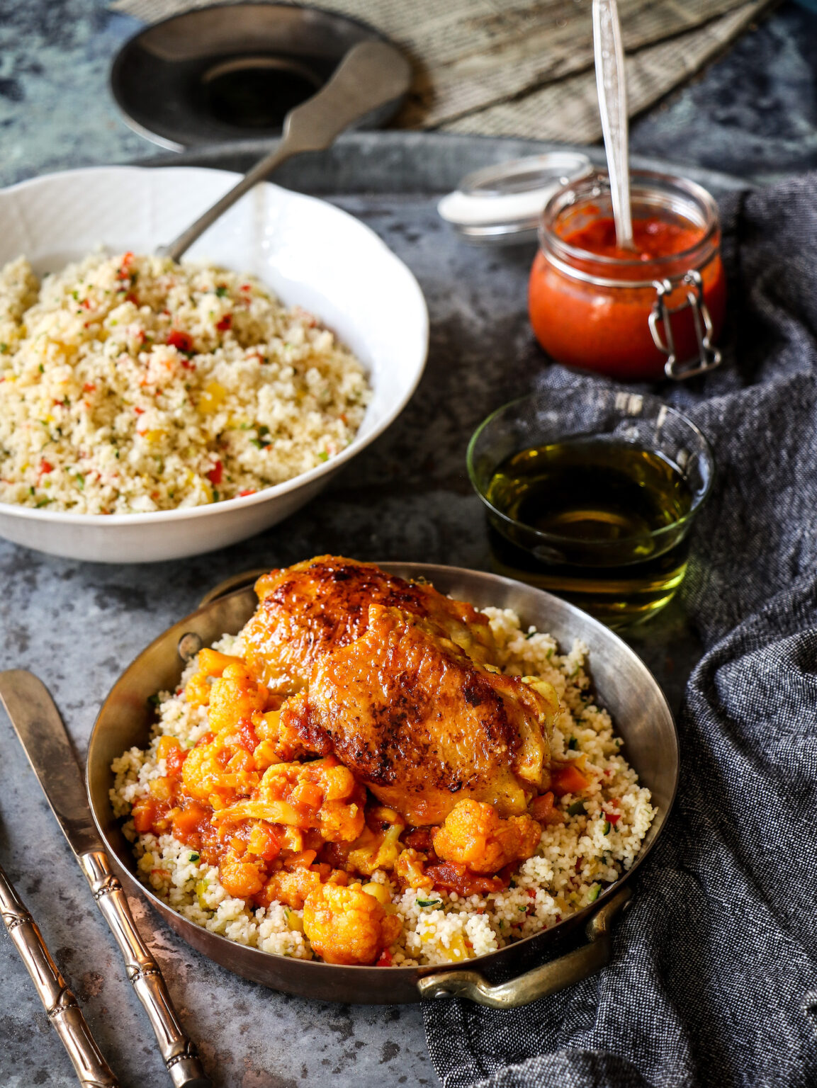 Kuskus so zeleninou a kuracím na tuniský spôsob - recept do Coolinári ...